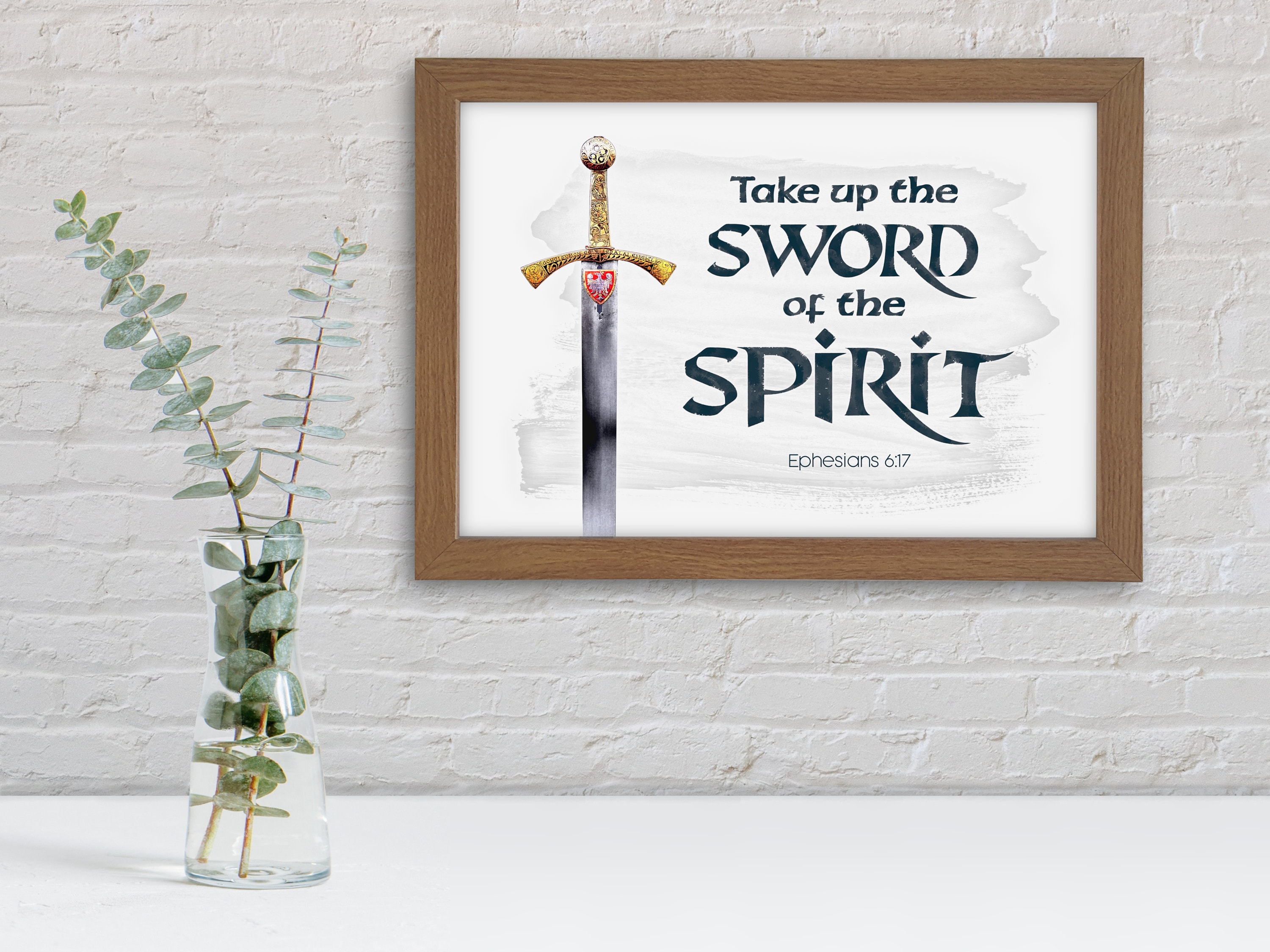 Sword of the Spirit, Ephesians 6;17, Bible Verse Printable Download ...