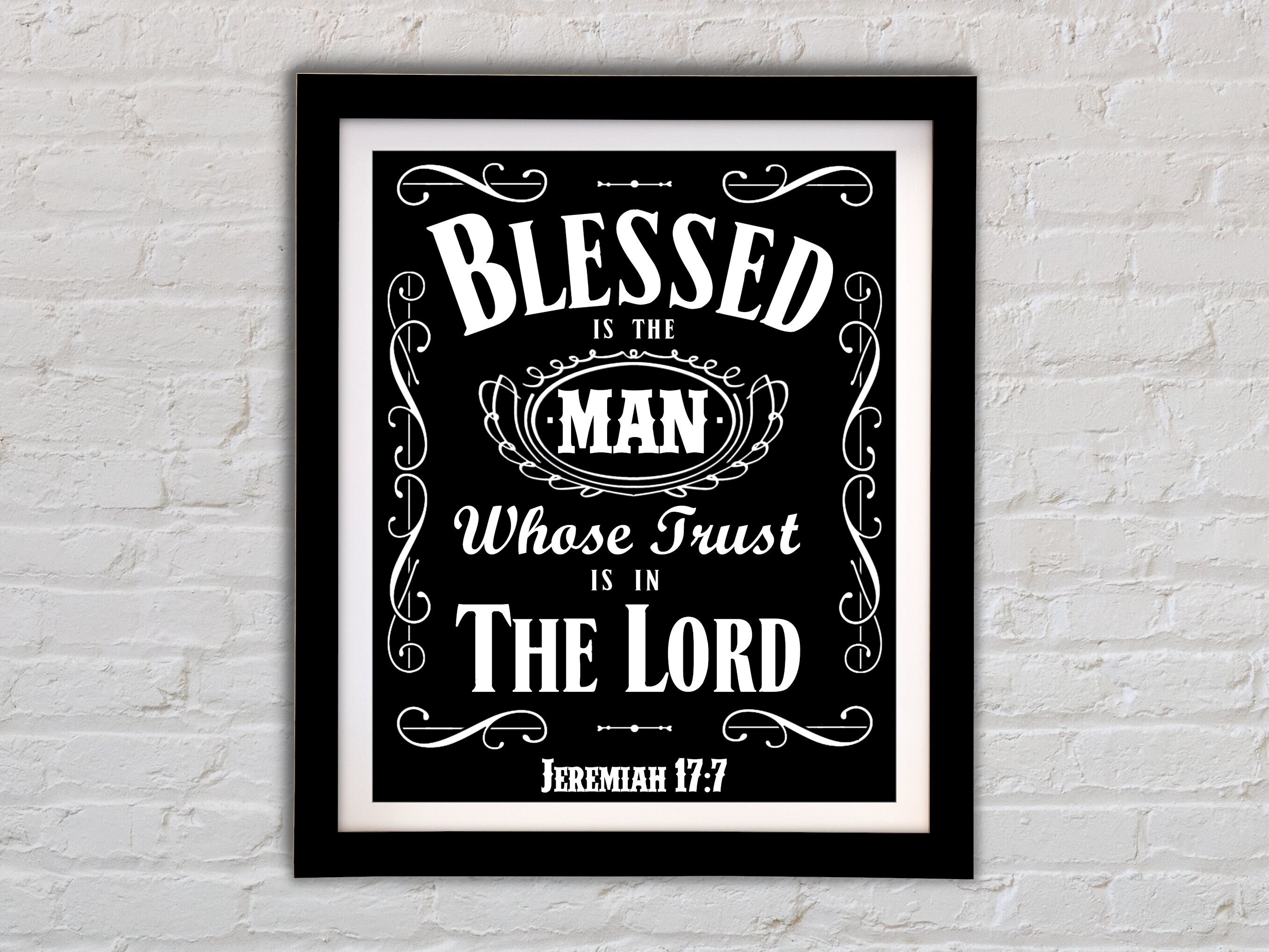 Blessed is the Man Whose Trust is in the Lord, Jeremiah 17:17 Digital ...