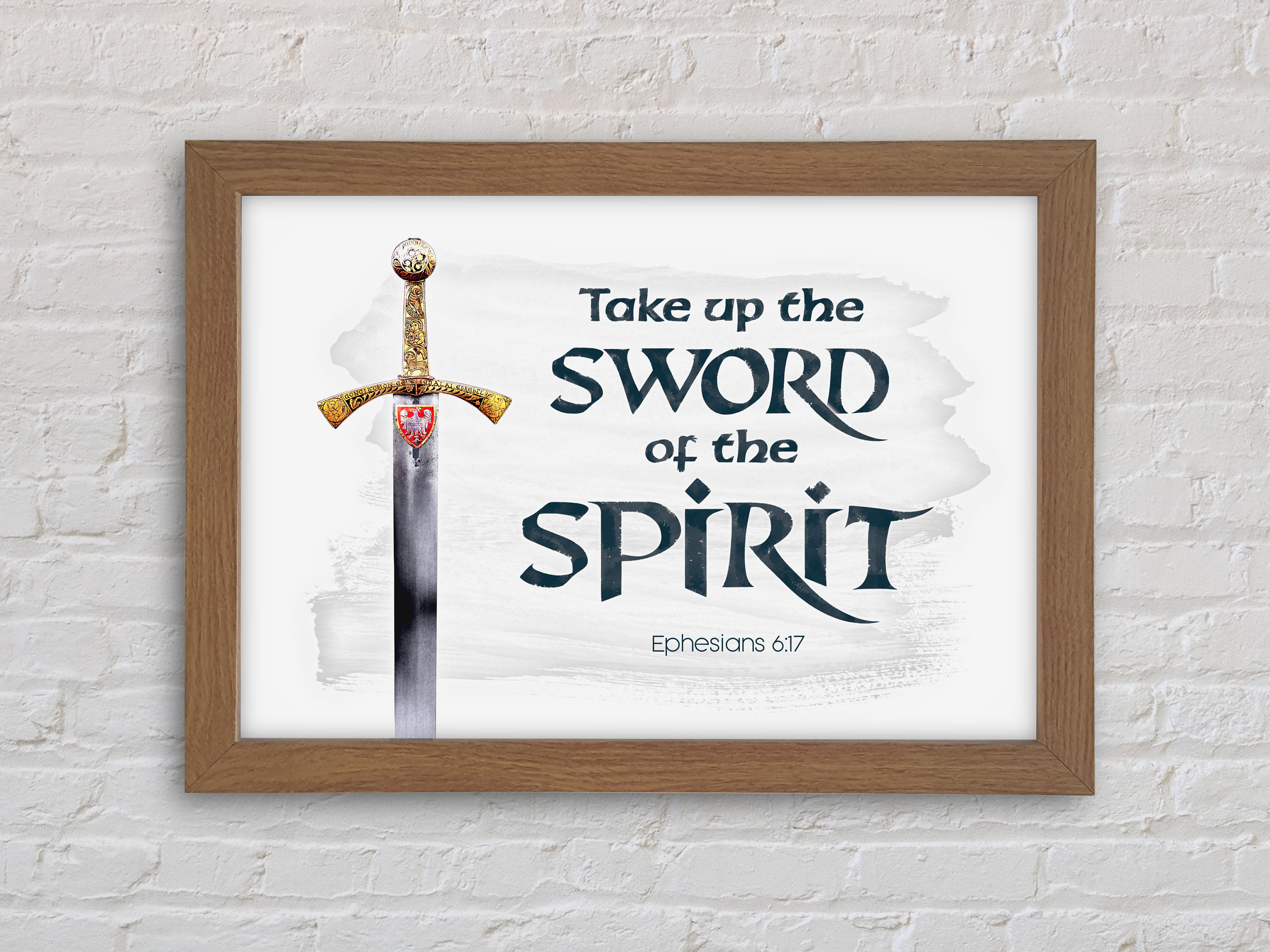 Sword of the Spirit, Ephesians 6;17, Bible Verse Printable Download ...