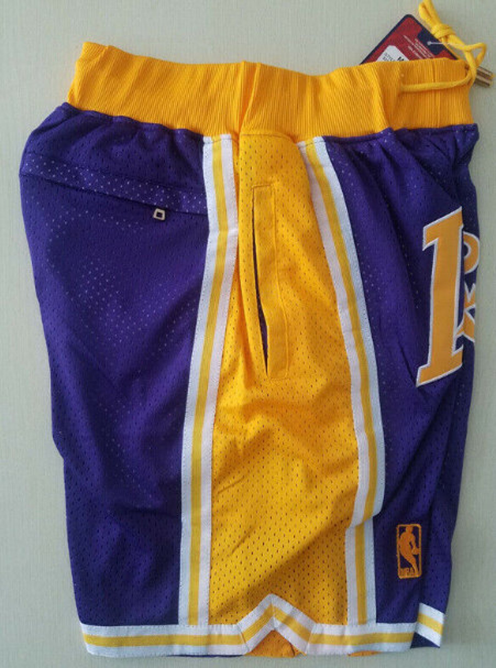 Los Angeles Lakers Retro Basketball Shorts In Blue Etsy