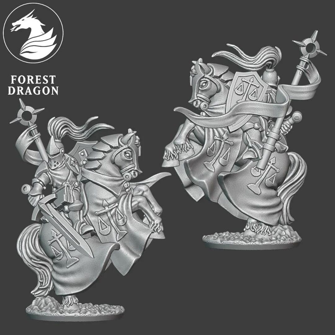 Chivalric Army Knight of Justice (10mm - 15mm Warmaster Revolution) by ...