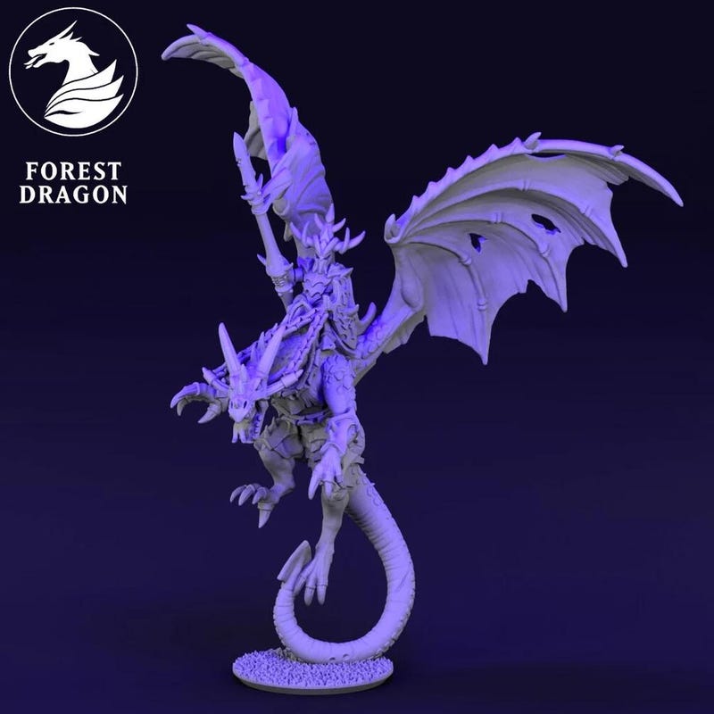 Miniature Forest Dragon - Etsy