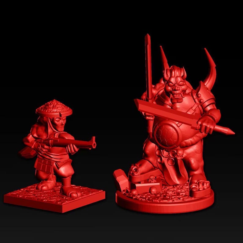Samurai Oaths Army Ogre Onis (10mm - 15mm Warmaster Revolution) by ...