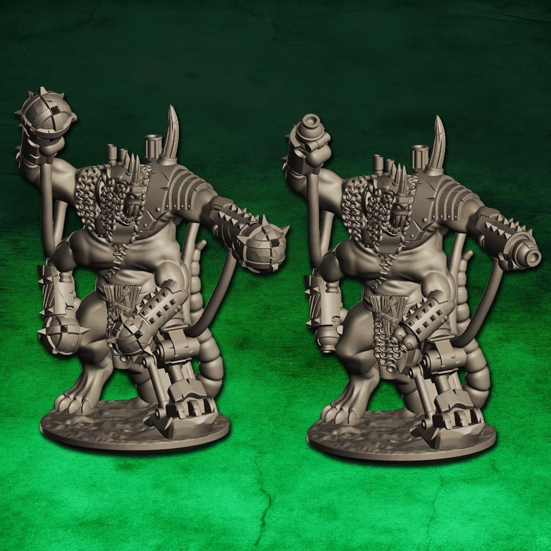 Ratmen Clan Army Vermin War Monsters (10mm - 15mm Warmaster Revolution ...