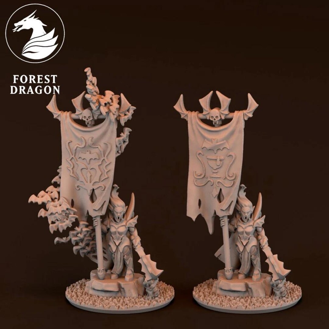 Undead Army Vampire Army Banner (10mm - 15mm Warmaster Revolution) by ...