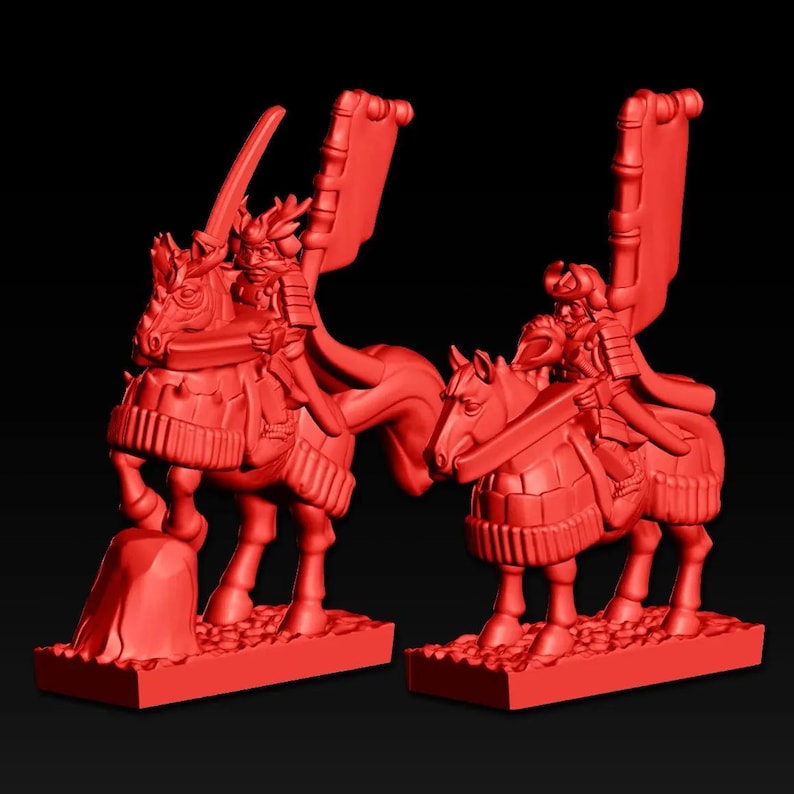 Samurai Oath Army Samurai Cavalry (10mm - 15mm Warmaster Revolution) by ...