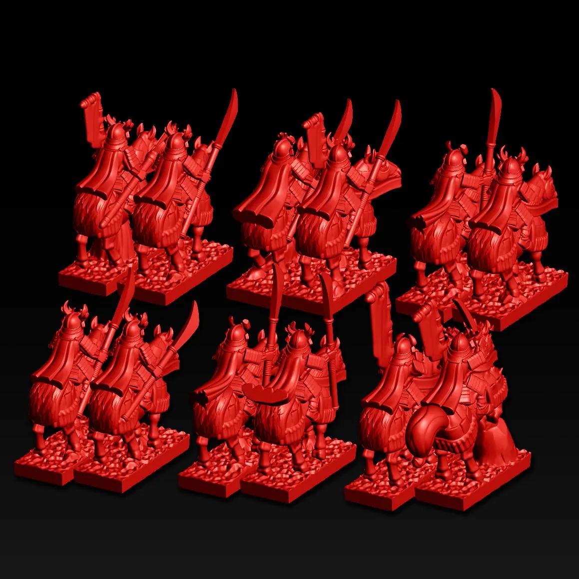 Samurai Oath Army Samurai Cavalry (10mm - 15mm Warmaster Revolution) by ...