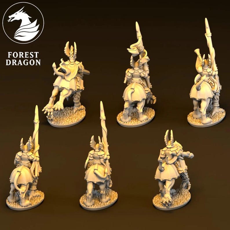 Imperial Heavy Cavalry (10mm - 15mm Warmaster Revolution) by Forest ...