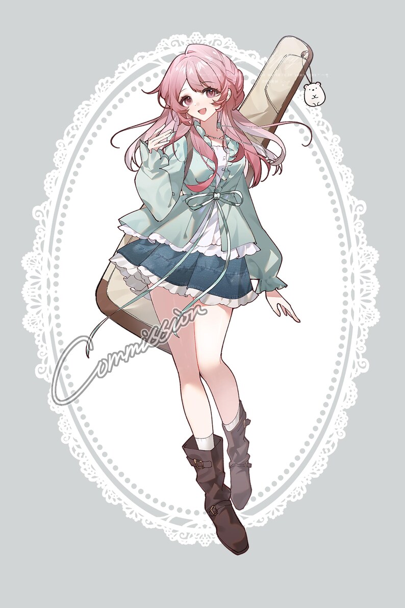 Custom Anime Character Illustration: Full Body OC Art Commission - Etsy