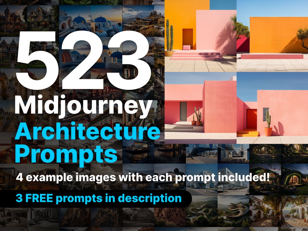 523 Midjourney Prompts for Architecture Ai Art Prompts - Etsy