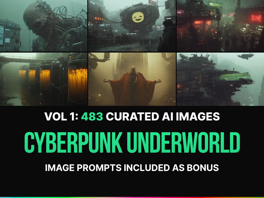 483 AI Art Cyberpunk Underworld Images | Curated Graphics, Styles ...