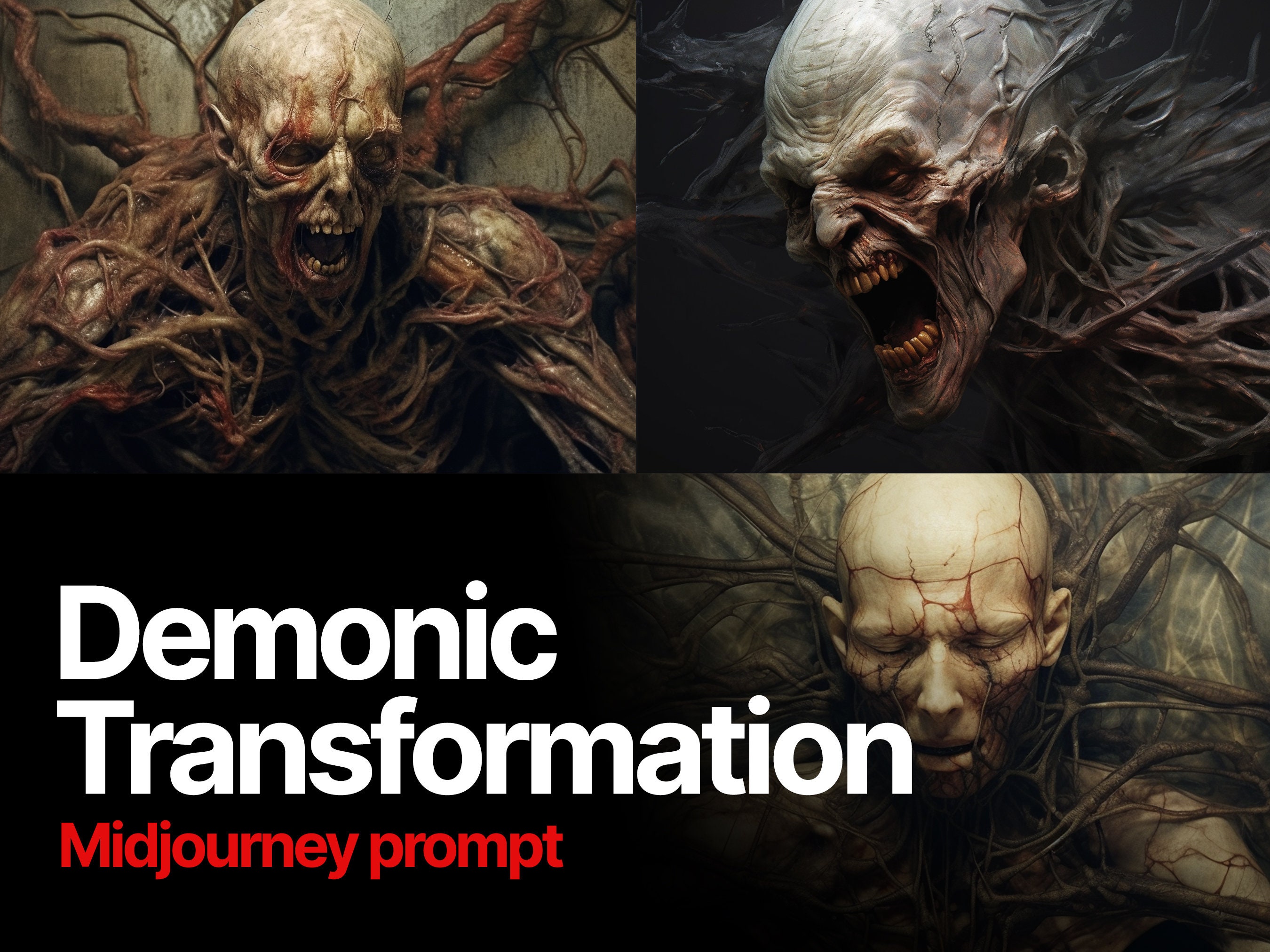 Demonic Transformation Midjourney Prompt Ai Art Prompting - Etsy