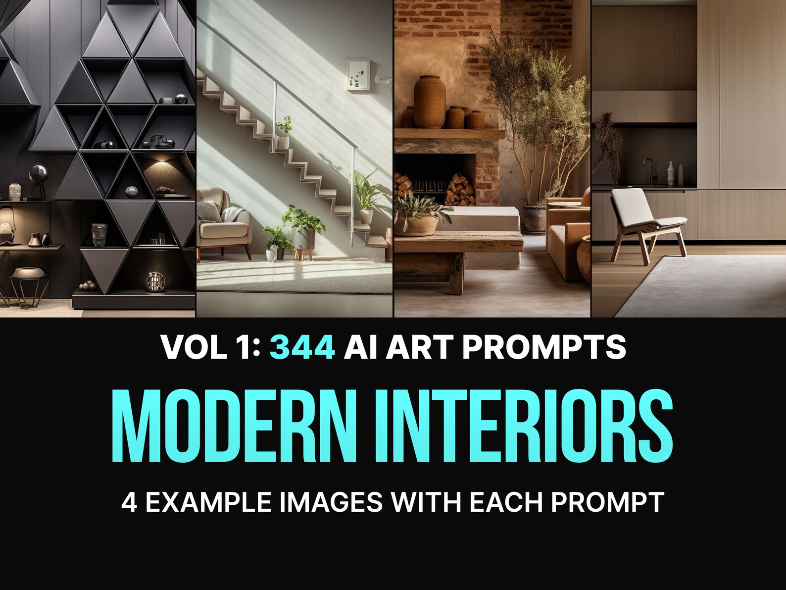 344 Midjourney Prompts for Modern Interiors Ai Art, Prompts, Dall E ...
