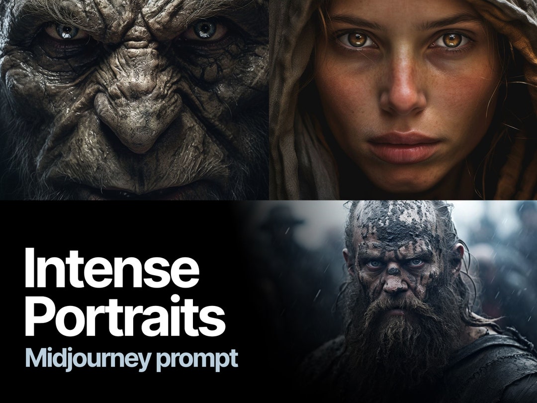 Intense Portraits Midjourney Promptt | Ai Art, Prompting, Digital Art ...
