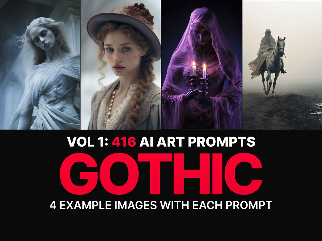 412 Midjourney Prompts for Gothic Ai Art, Prompt, Dall E, Stable ...