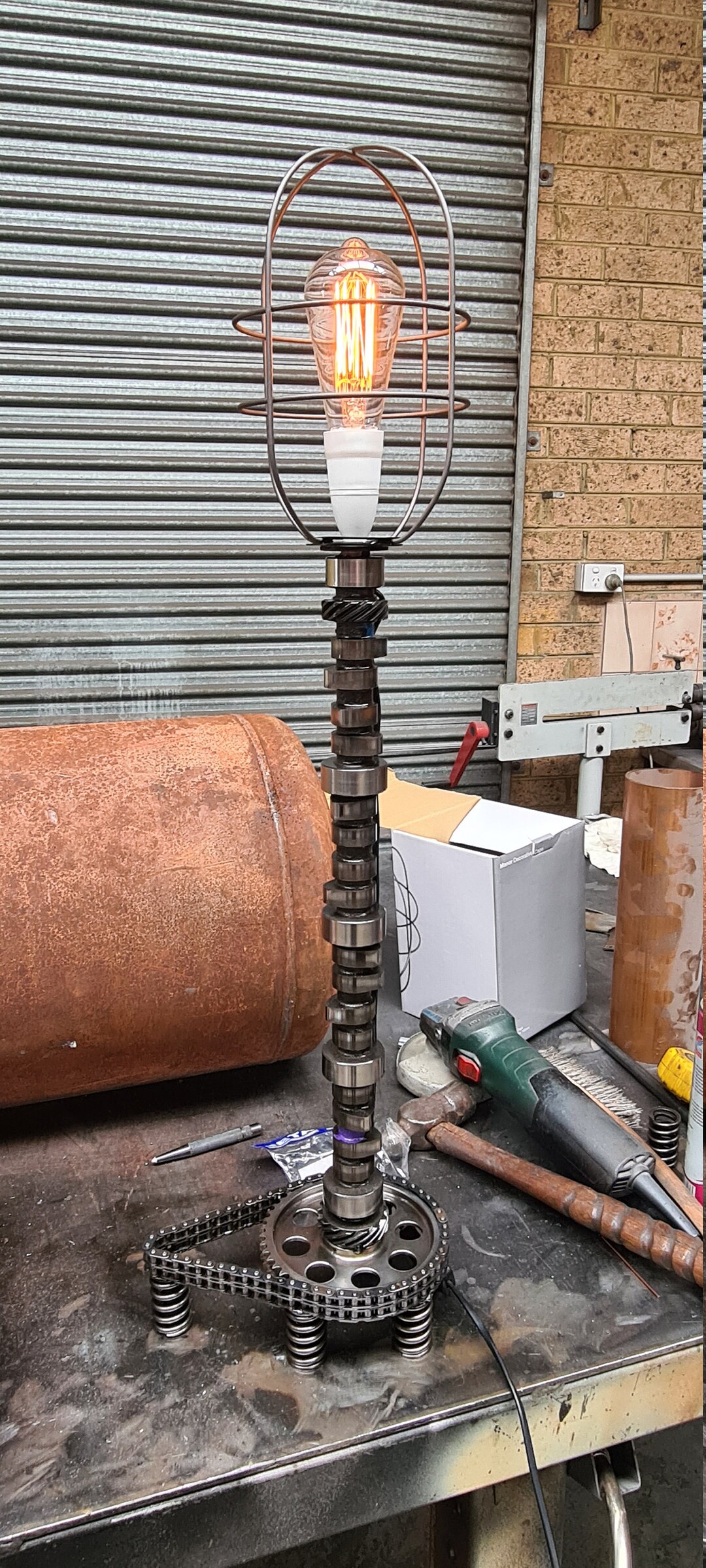 Camshaft Desk Side-table Lamp Automotive Industrial - Etsy Australia