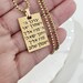 Kabbalah Jewish Necklace, Hebrew Blessing Protection Necklace, Gold ...