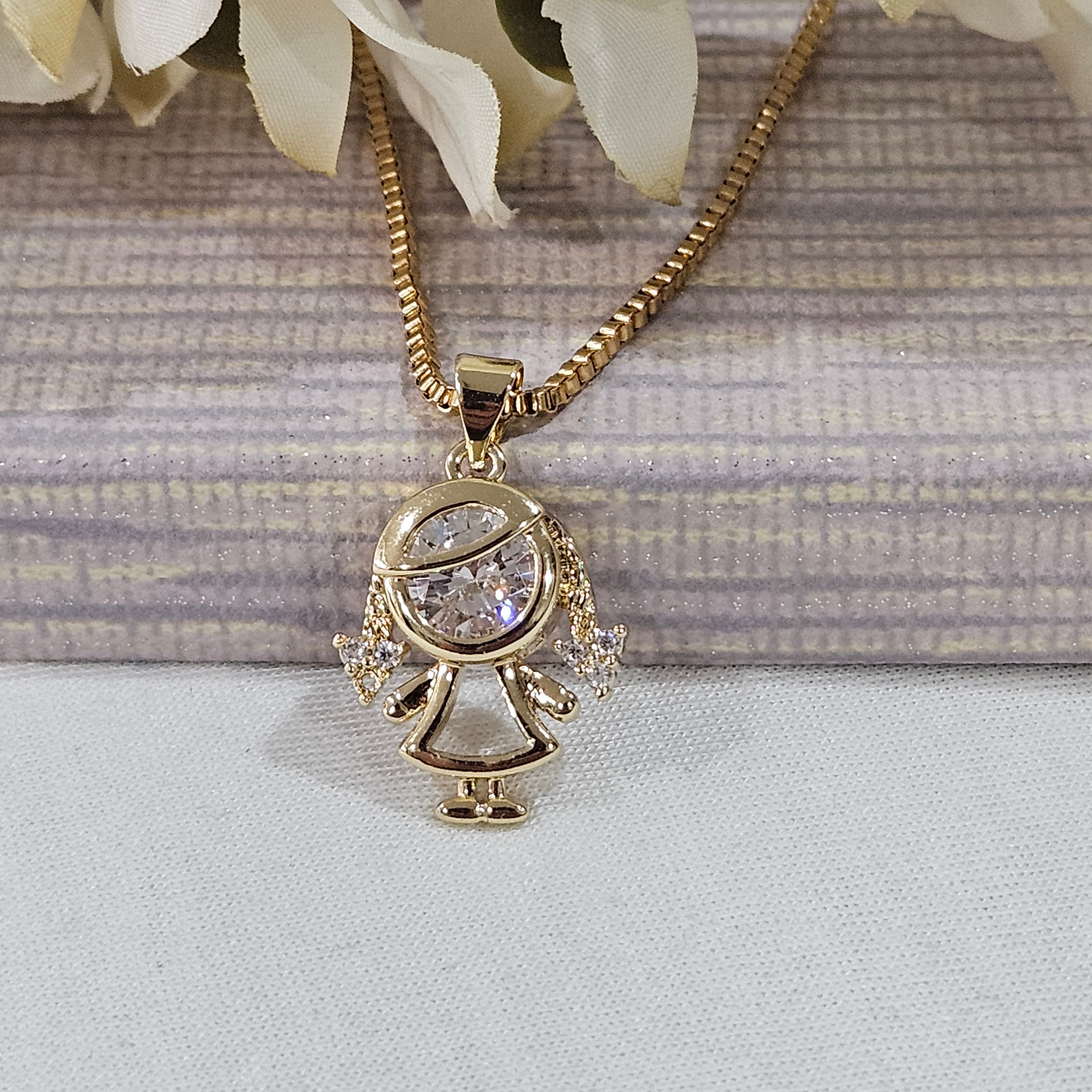 Boy and Girl Charm Necklace, Mother's Day Gift, Grandma Gift, Family ...
