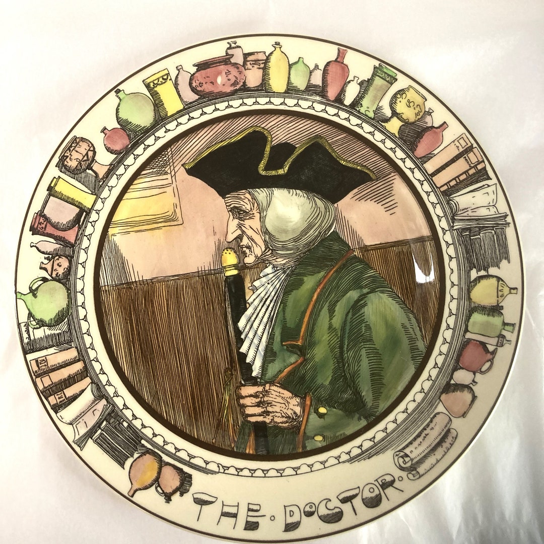 Vintage Collectible Royal Doulton the Doctor Plate - Etsy