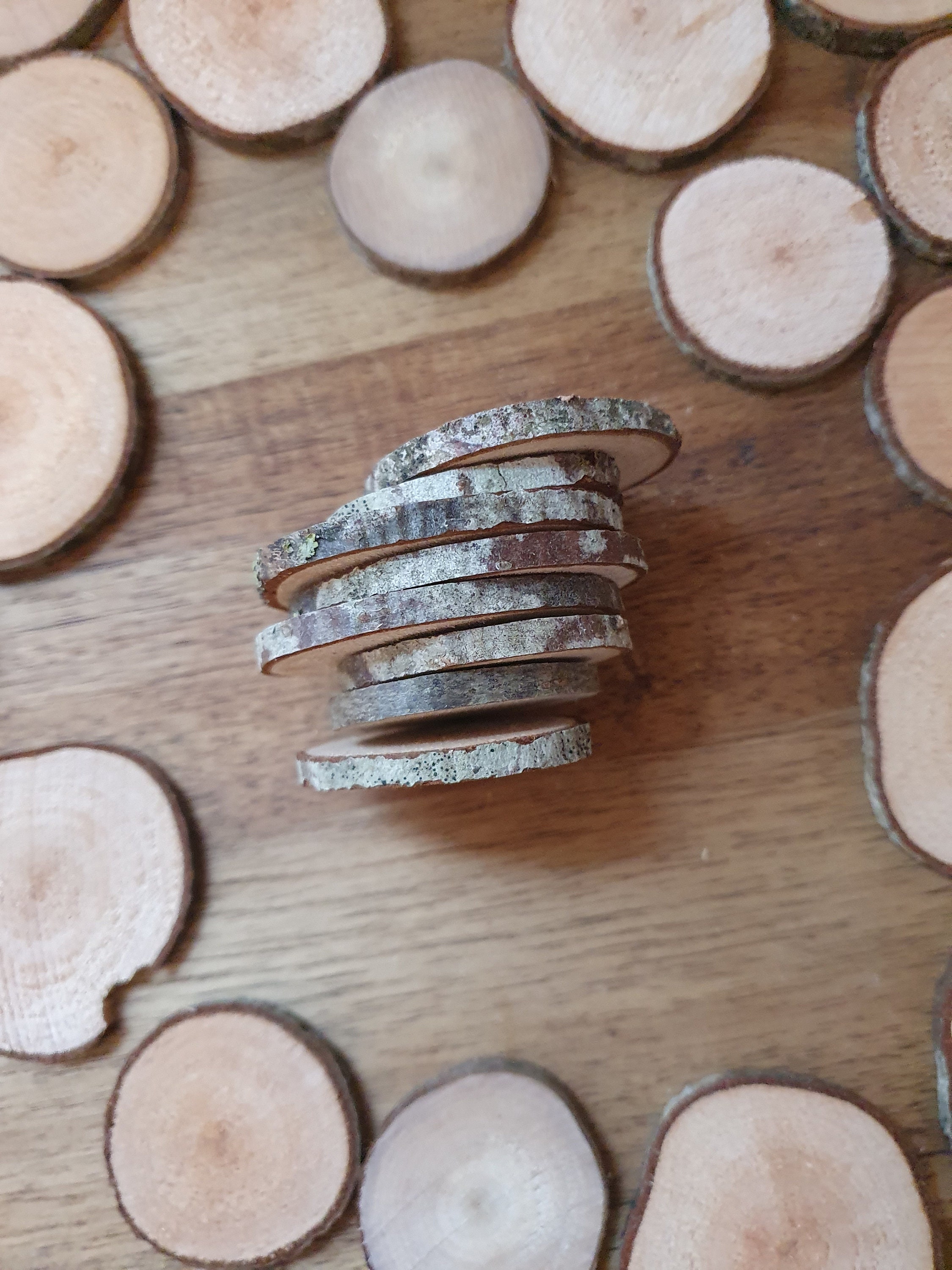 20 knot discs made of alder wood wooden discs tree discs | Etsy