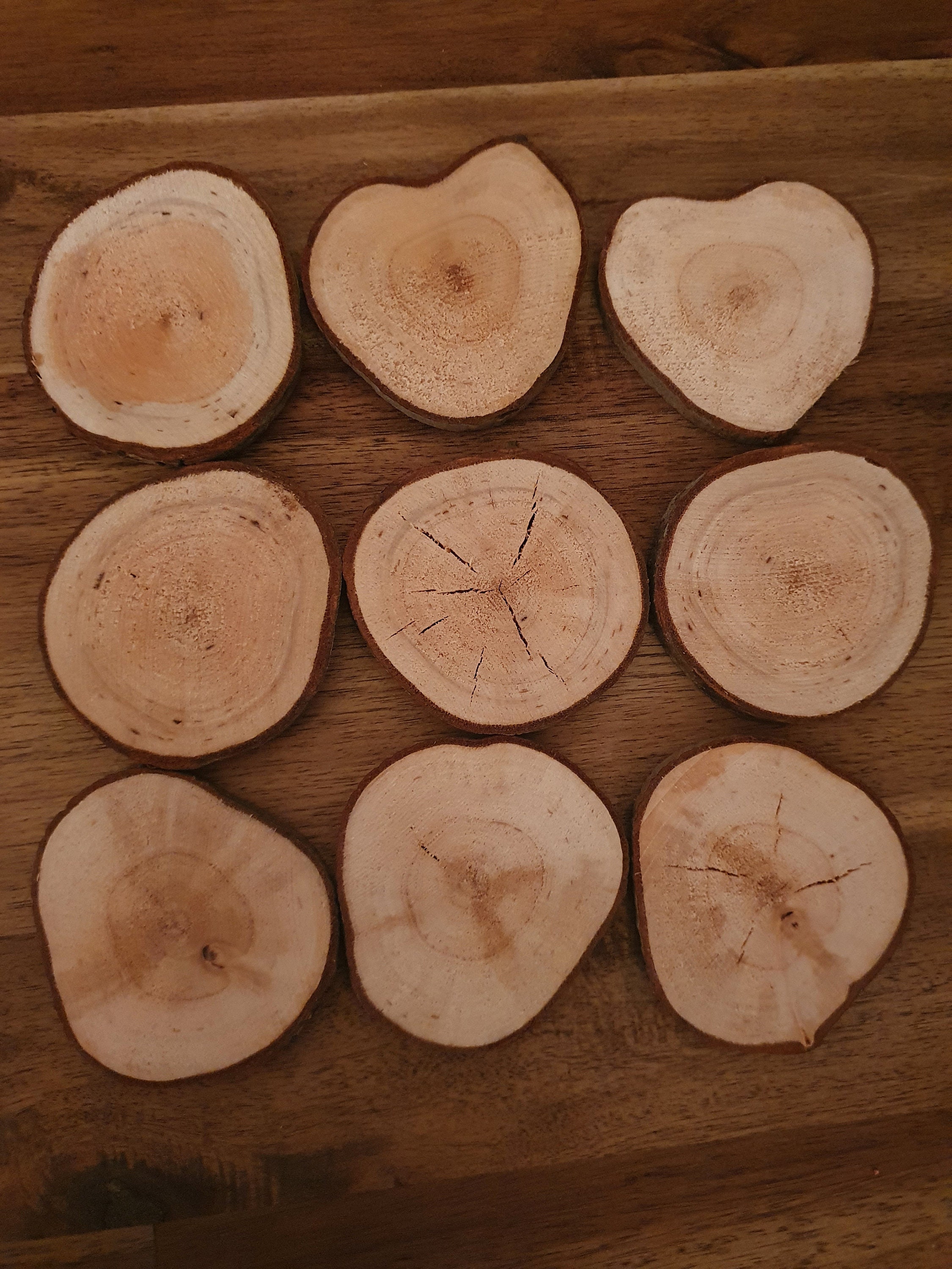 20 knot discs made of alder wood wooden discs tree discs | Etsy