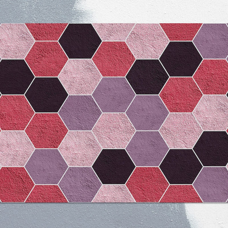 Hexagonal Rug - Etsy