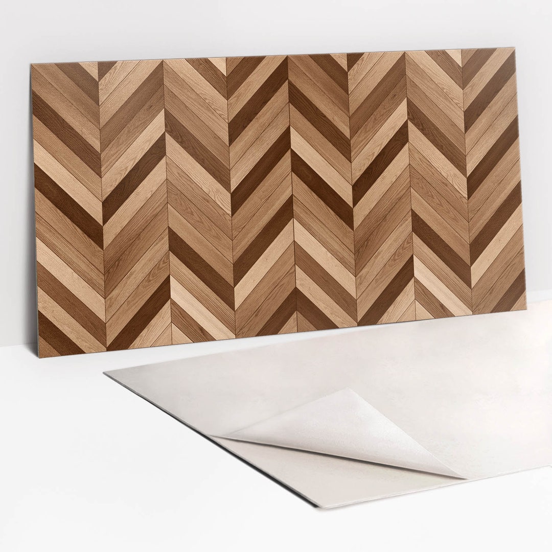 Wooden Parquet Panel Stickers, Self Adhesive Panels, Texture Panel ...