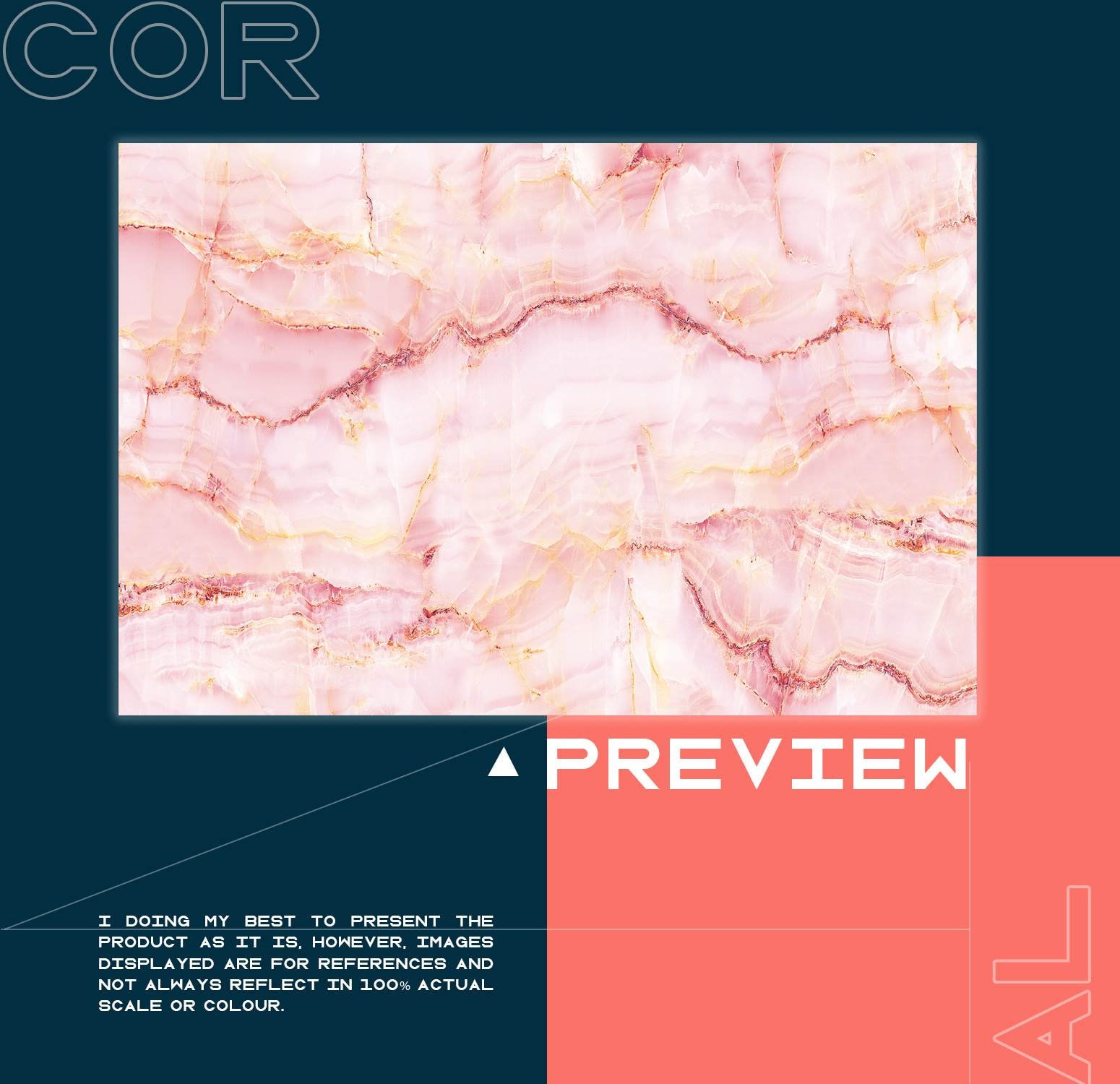 Pink Crystal Marble Vinyl Rug Marble Vinyl Rug Pink and | Etsy