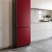 Color: Burgundy Fridge Door Cover, Claret Refrigerator Sticker, Kitchen ...