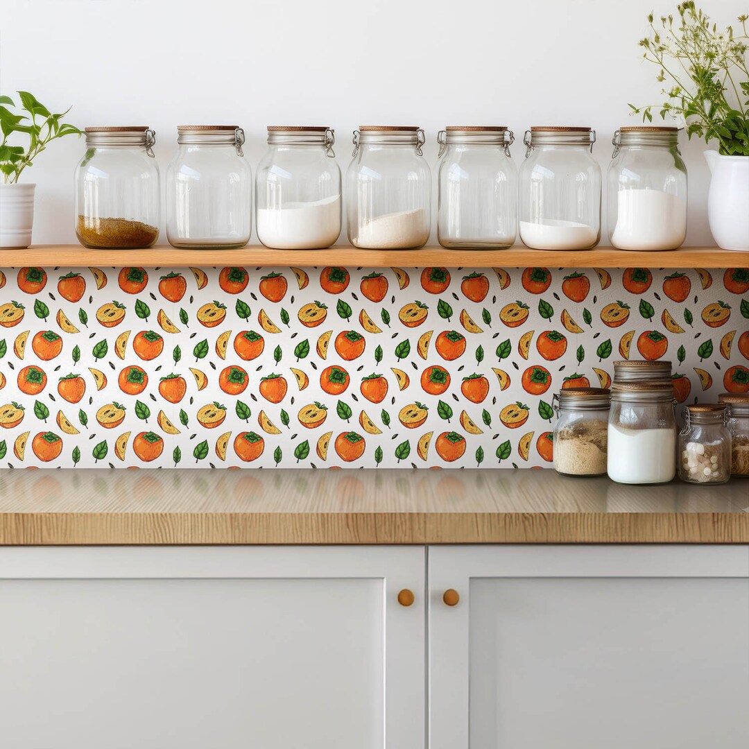 Fruits and Vegetables Tile Stickers, Peel and Stick Tiles, Food Tile ...