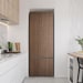 Natural Wood Pattern Fridge Wrap Sticker, Brown Refrigerator Wrap ...