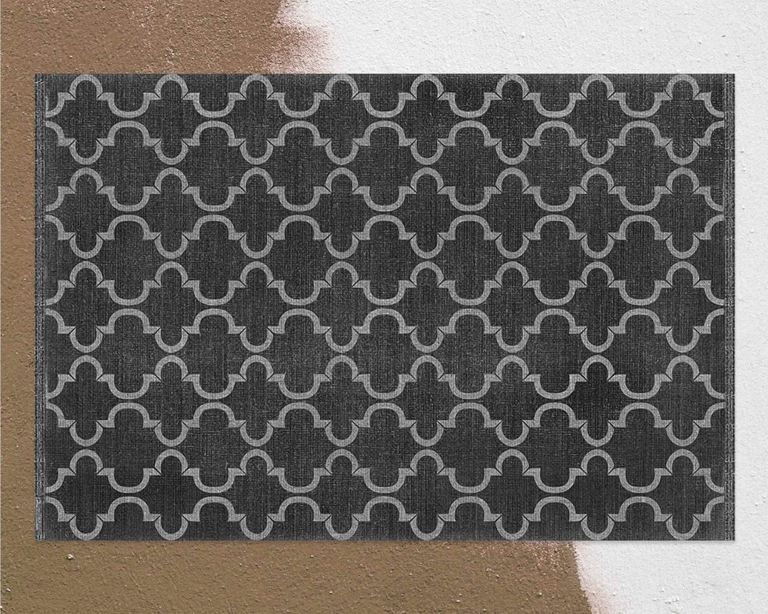 Arabian Popular Fabric Texture Vinyl Mat, Oriental Vinyl Floor Mat ...