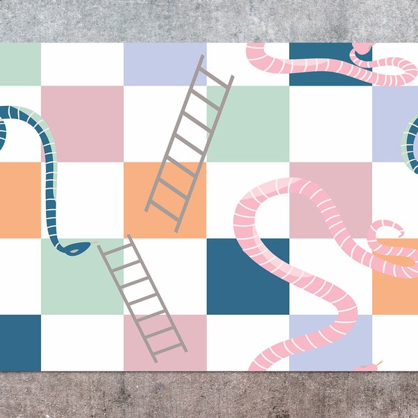 Snakes and Ladders Rug - Etsy