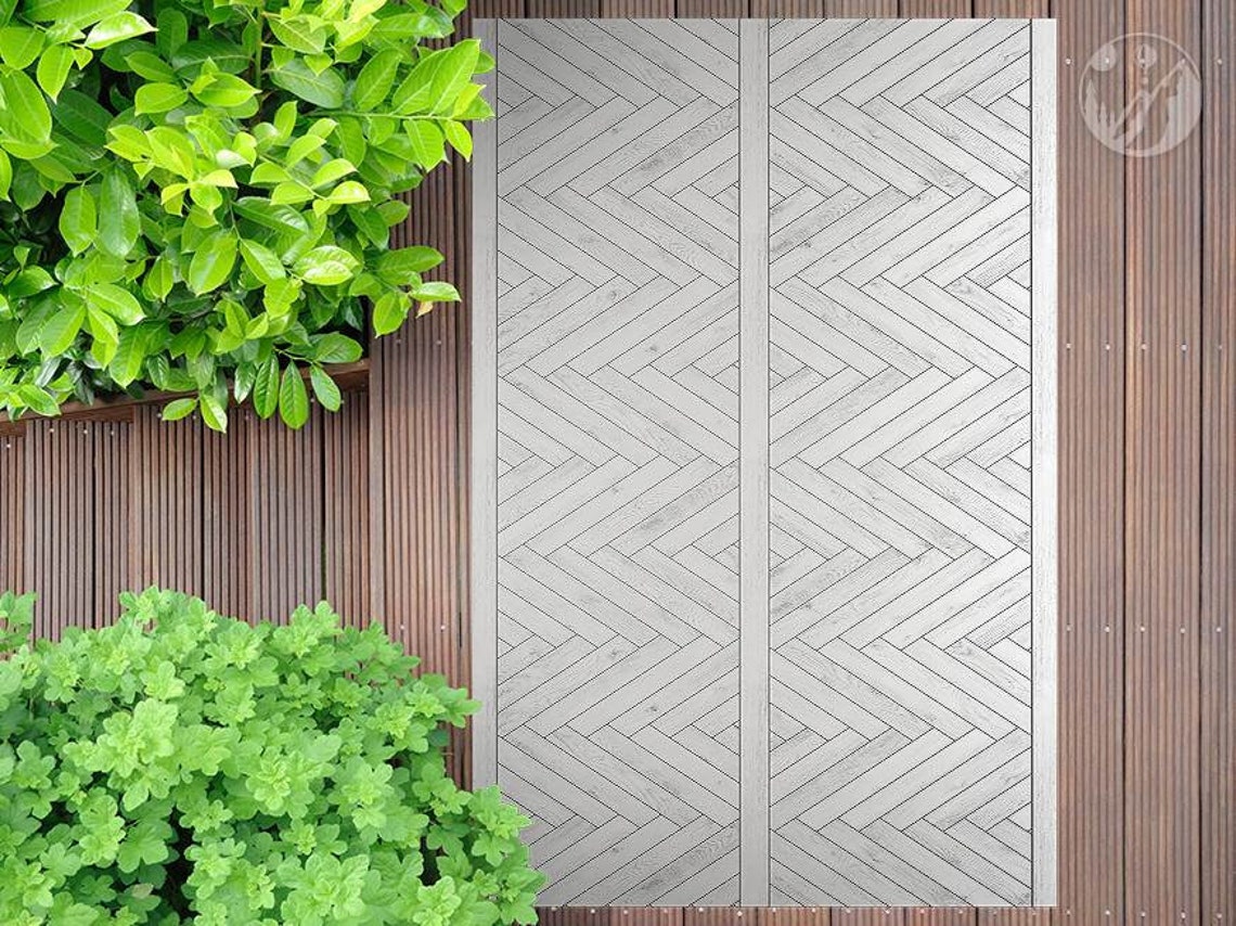 Light Gray Herringbone Vinyl Rug Herringbone Vinyl Mat Gray - Etsy