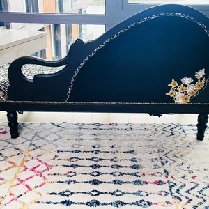 Custom Upholstered Lounging Chaise - Etsy