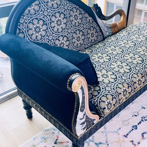 Custom Upholstered Lounging Chaise - Etsy