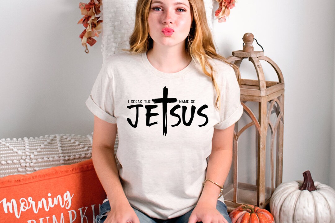 Hablo el nombre de Jesús SVG PNG, svg religioso, svg cristiano, svg de ...