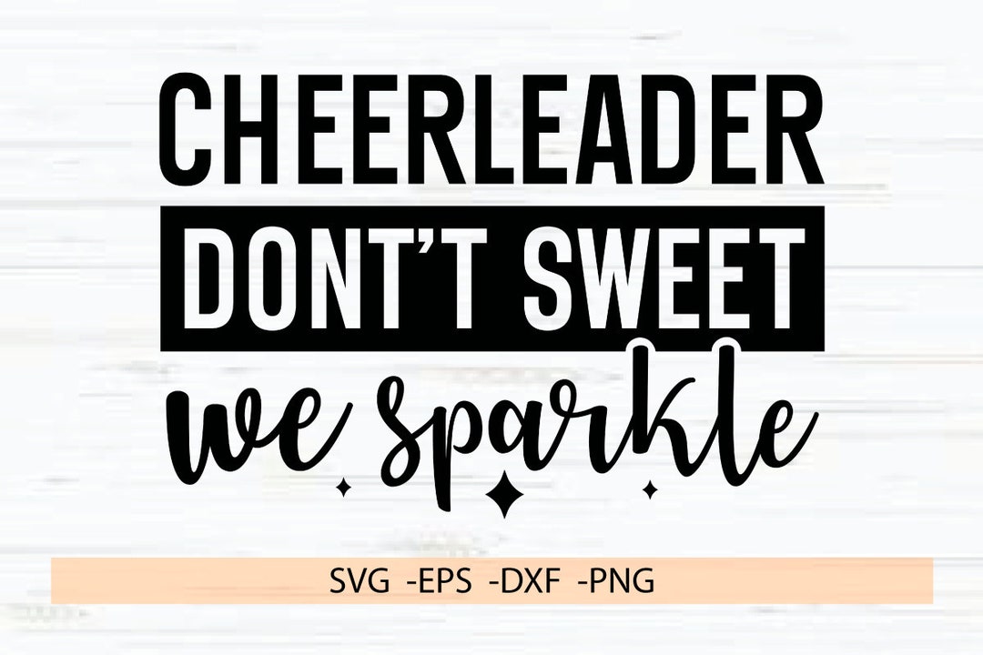 Cheerleader svg, sparkle svg, cheer svg, cheerleading svg, cheer life ...