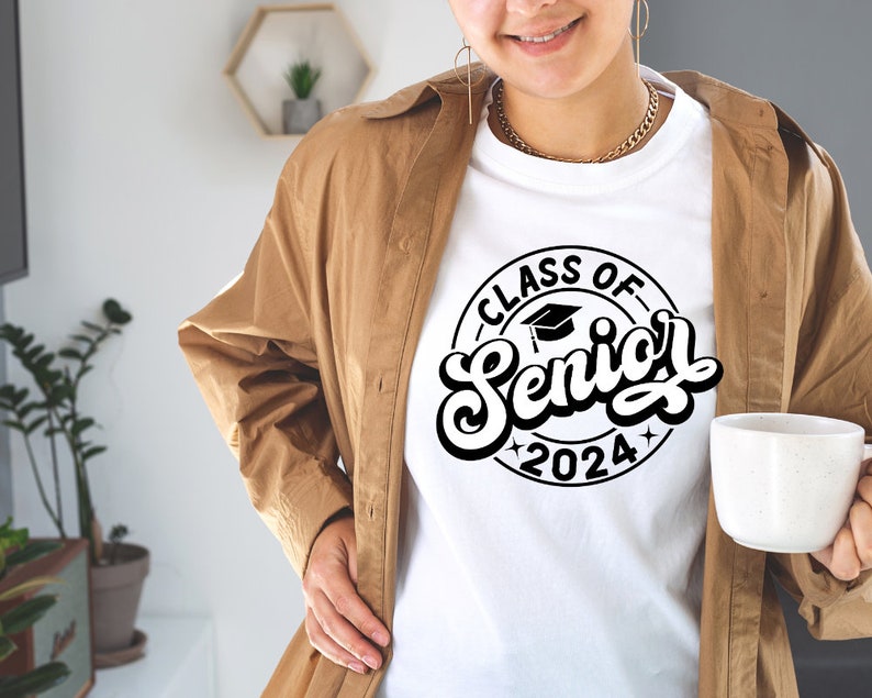 Senior 2024 Svg Clase De 2024 Svg Graduación 2024 Svg High Etsy México