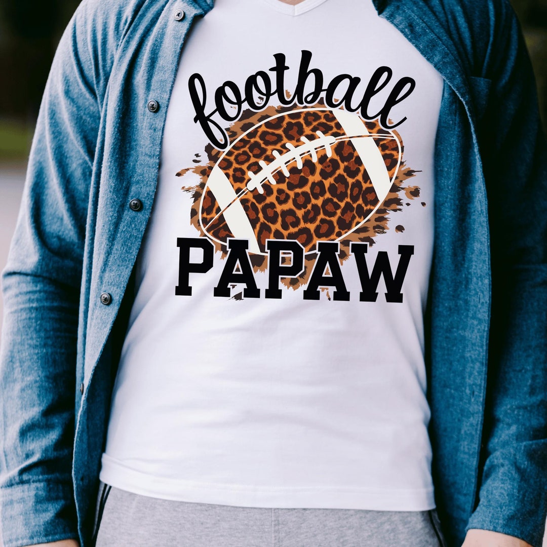 FOOTBALL PAPAW on Cheetah Sublimation Png File, Sports Design for ...
