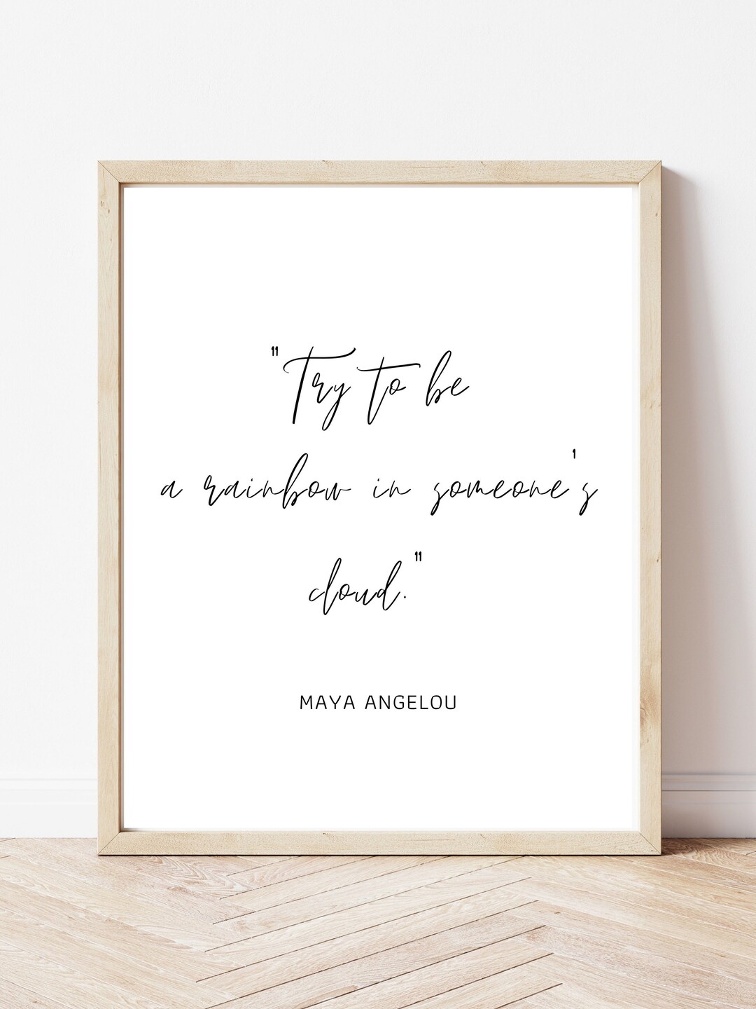 Literary Quote Digital Download, Maya Angelou Quote, Digital Print ...