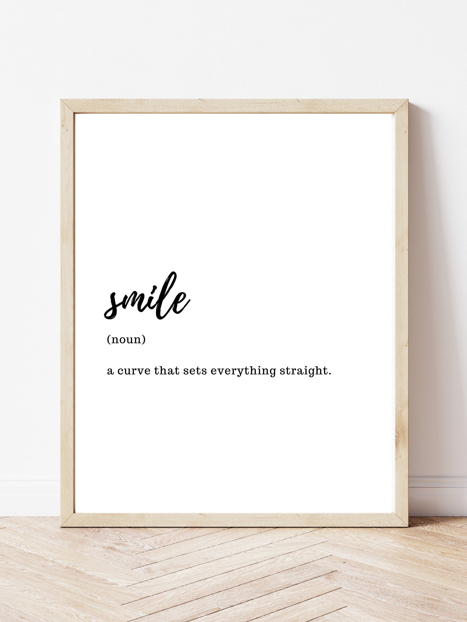 Smile Digital Download, Digital Print, Wall Art, Smile Poster - Etsy