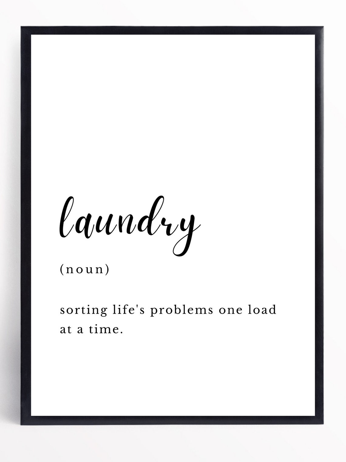 Laundry Definition Digital Download, Digital Print, Laundry Wall Art - Etsy