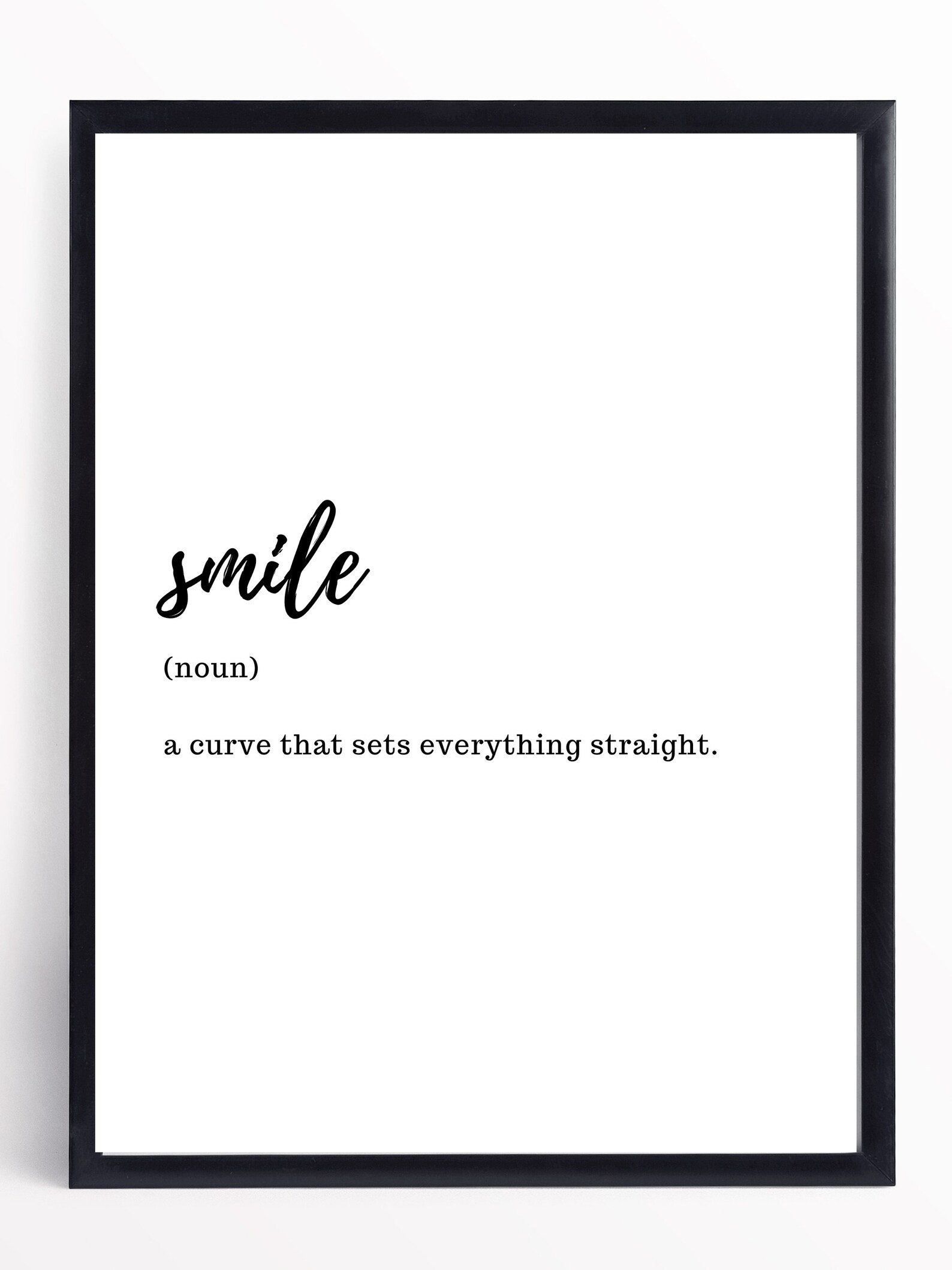 Smile Digital Download, Digital Print, Wall Art, Smile Poster - Etsy