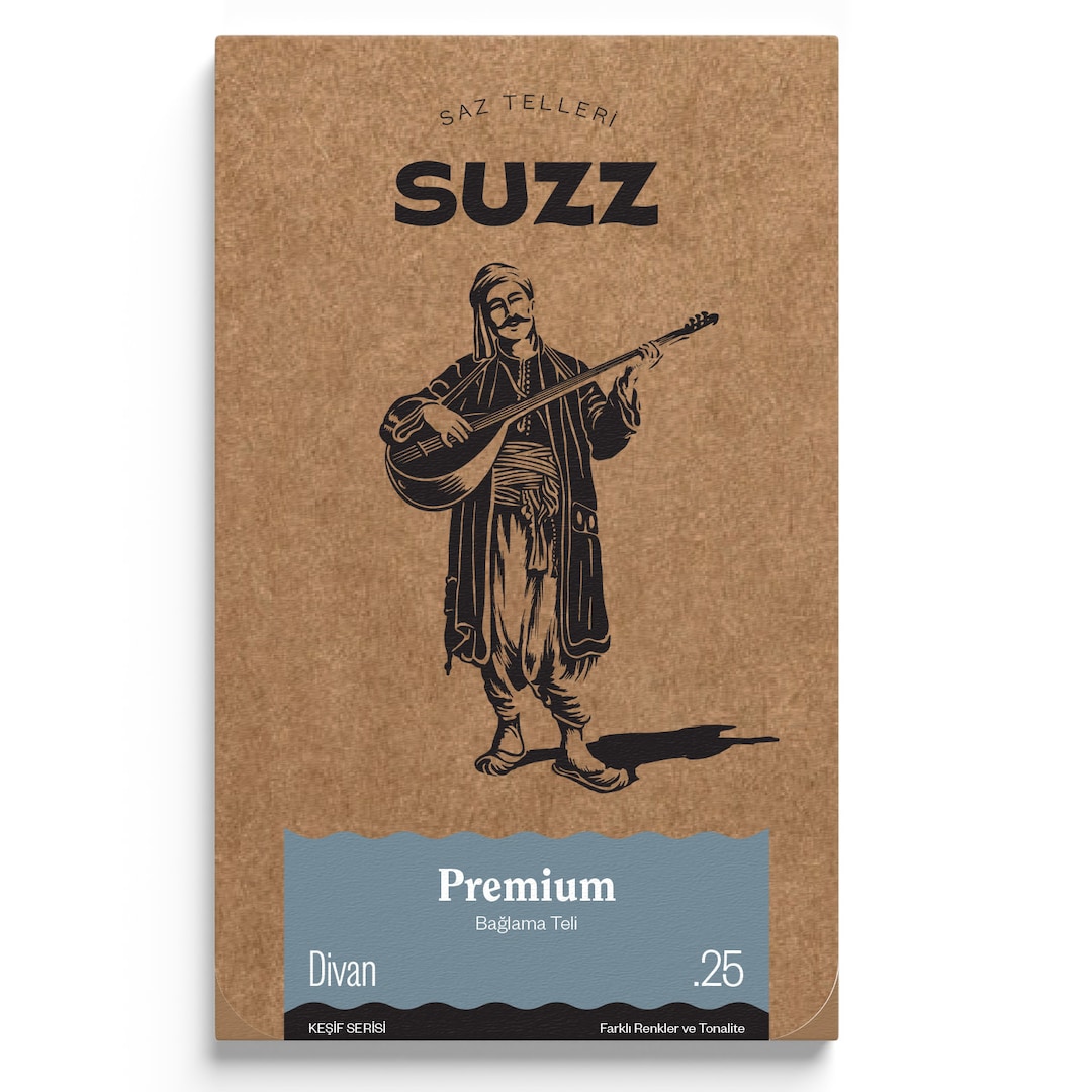 Premium Turkish Divan Saz Baglama / Premium Divan Saz Bağlama Teli 0.25 ...