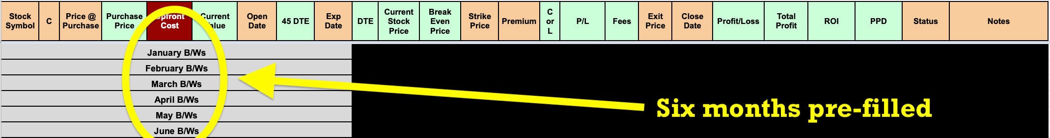 Buy/write Strategy Spreadsheet - Etsy