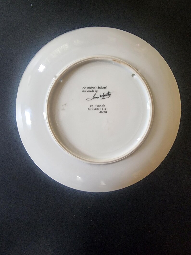 Price Drop: 1964 Canadian Indians Plate by Louis Hartley - Etsy