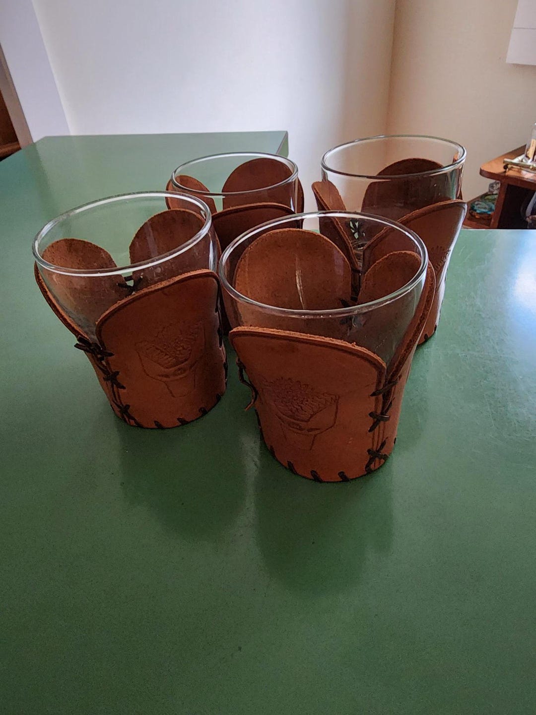 Vintage Leather Tooled Hughes Tool Company Oilfield Oil Gas Drill Bit ...