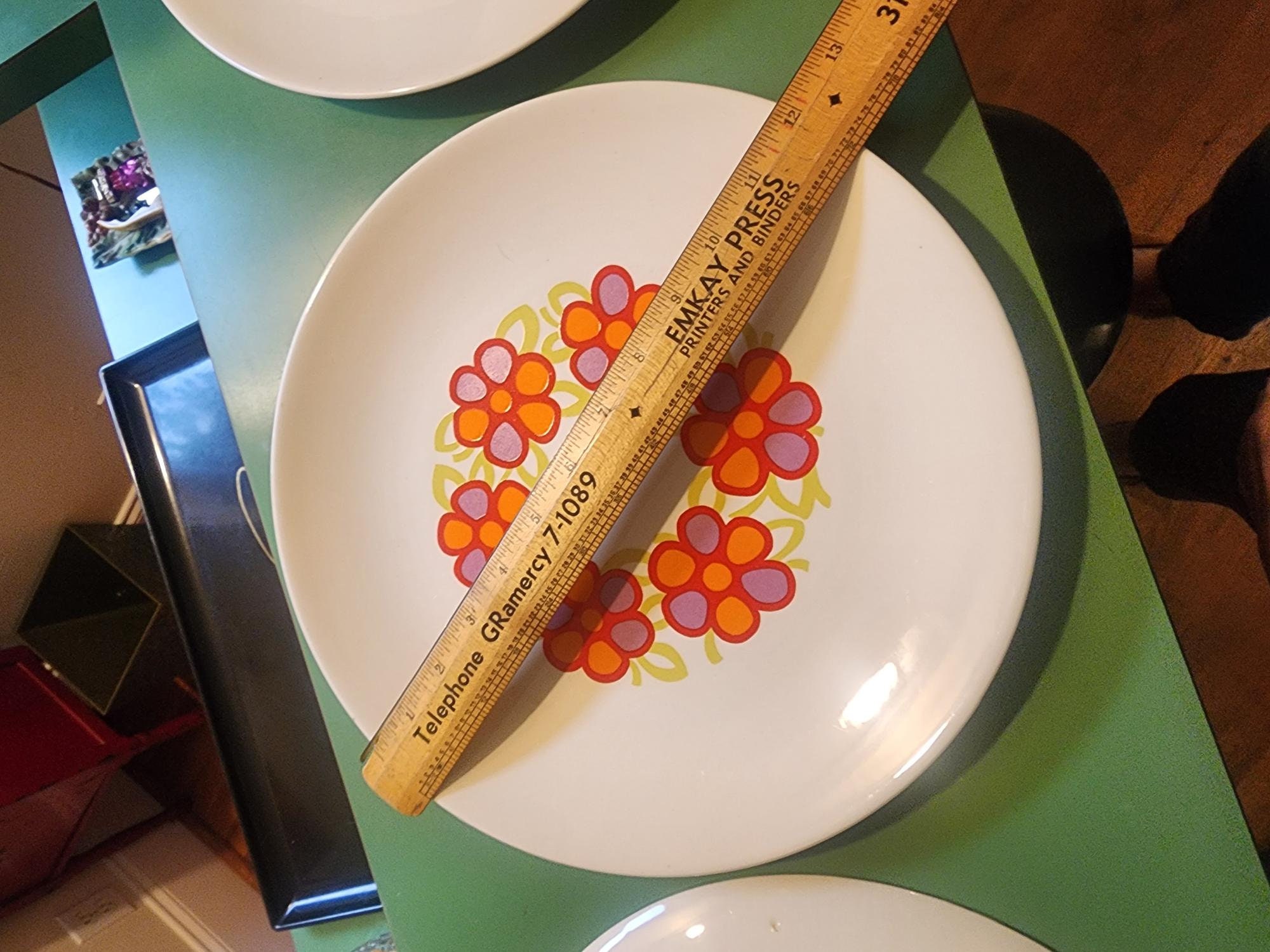 Rare Taylor Smith Taylor Flower Power Chargers / Dinner Plates - Etsy