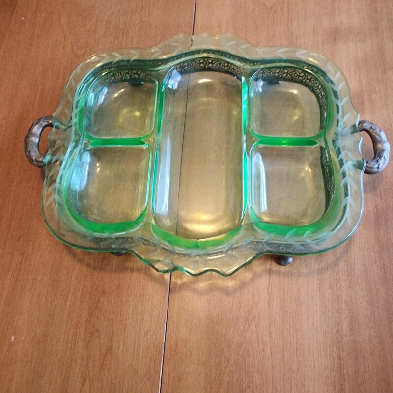 Glass Relish Tray - Etsy